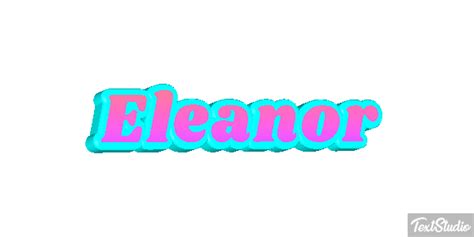 Eleanor Name Animated  Logo Designs
