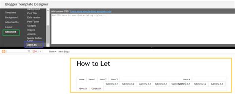How To Create Drop Down Menu In Blogger