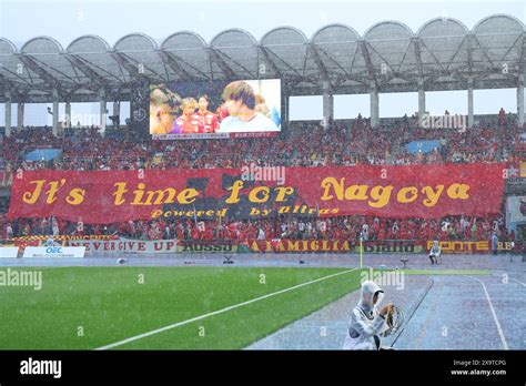 Nagoya Grampus Fans JUNE 2 2024 Football Soccer 2024 J1 League