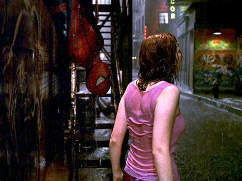 Spiderman Kirsten Dunst Rain