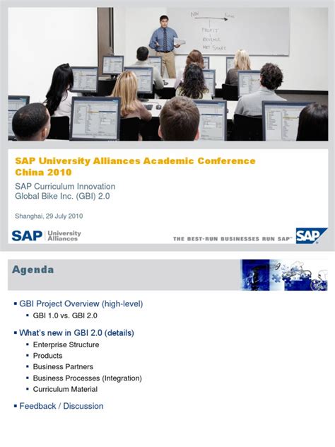 Sap University Alliances Academic Conference China 2010 Global Bike