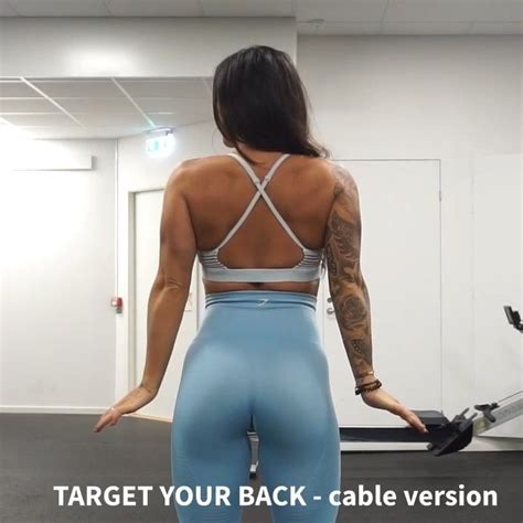 Hanna Öberg On Instagram Target Your Back Cable Version Swipe 👉🏼