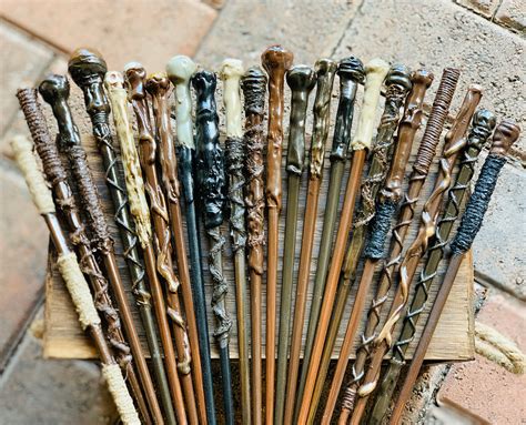 5 Custom Wands Wand Display Box Harry Potter Harry Potter Etsy