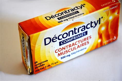 La fin du Décontractyl en pharmacie A la une Destination Santé