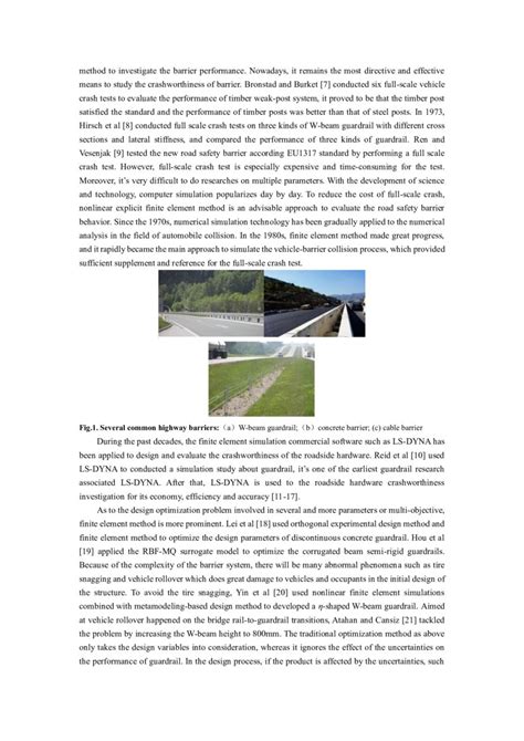 Robust Optimization Design Of A New Combined Median Barrier Based On Taguchi Method And Grey