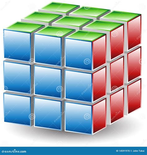 Puzzle Cube Editorial Image Illustration Of Shadow Graphic