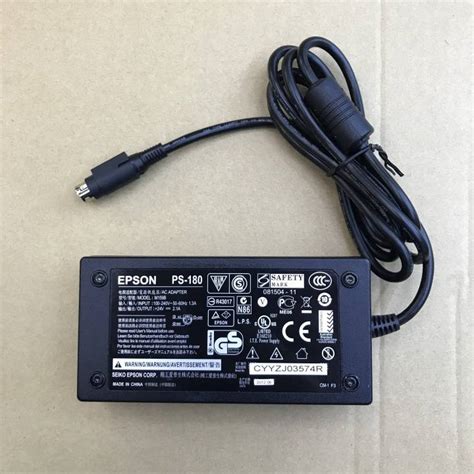 Original Printer Power Adapter PS 180 M159A B For EPSON TM 88 TM U300A