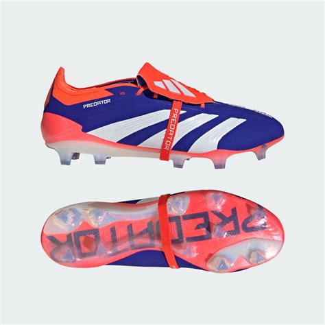 Adidas Predator Elite Fold Over Tongue Firm Ground Boots Blue