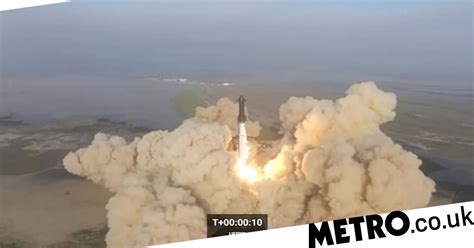 Watch Spacex Successfully Gets Biggest Rocket Ever Off The Launchpad Before Explosion