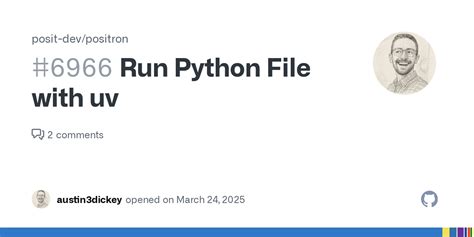 Run Python File With Uv Issue 6966 Posit Dev Positron GitHub