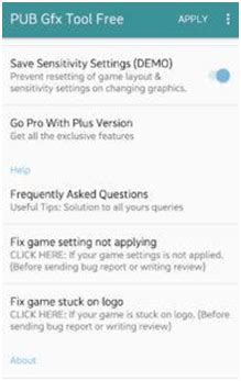 PUBG GFX Tool Apk For Android DesigNDare