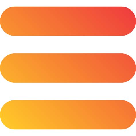 Menu Generic Gradient Fill Icon