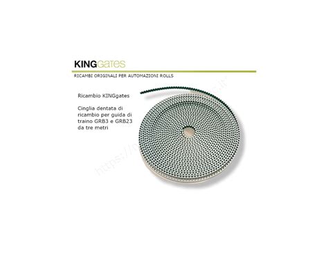 1 Ricambio Kinggates Cinghia Di Ricambio Per Grb3 E Grb23 In
