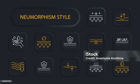 스킨 케어 세트 아이콘입니다 진피 피부 처진 피부 크림 오일 뷰티 한국 화장품 표피 보호 트리트먼트 Spf 땀 신형성 수분 공급 외모 관리 개념 개념에 대한 스톡 벡터 아트