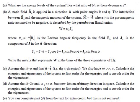 Consider A System Of Angular Momentum J Consider A