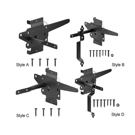 Self Locking Gate Latch Spring Door Lock Heavy Duty Easy Installation Hardware £24 14 Picclick Uk