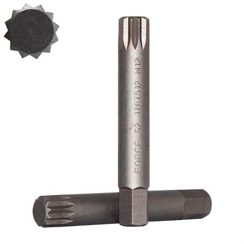 10mm Spline Bit M12 75mm Force Tools South Africa