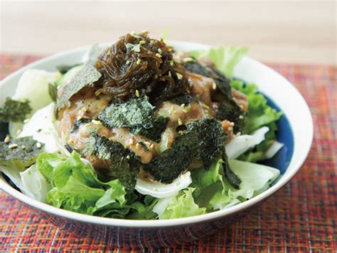 柚子もずく海苔納豆サラダ｜株式会社竹之下フーズ