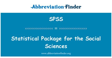 Spss Significa Paquete Estad Stico Para Las Ciencias Sociales