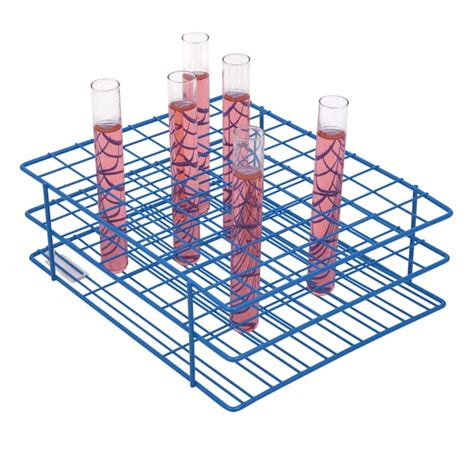 Bel Art SP Scienceware Poxygrid Wire Test Tube Racks 18 20mm Blue