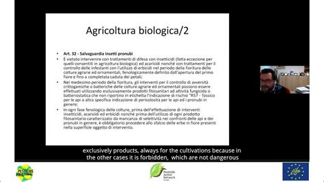 Angelo Radica Mayor Of Tollo Talks About Alternatives To Pesticides