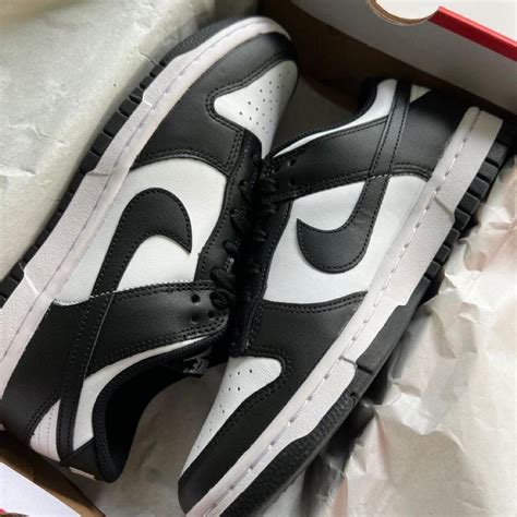 Panda Dunks Size 7 Worn Twice Still Looks New Depop