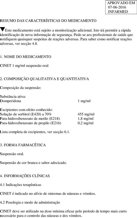 RESUMO DAS CARACTERÍSTICAS DO MEDICAMENTO PDF Download grátis