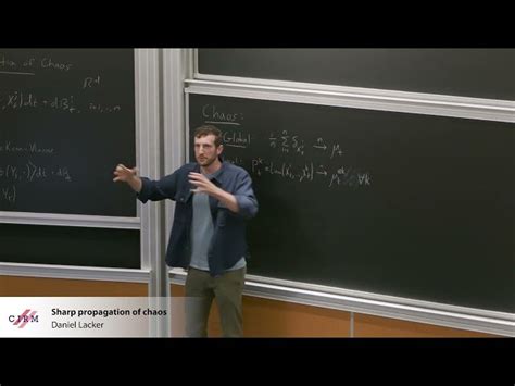 Free Video Sharp Propagation Of Chaos From Centre International De Rencontres Mathématiques