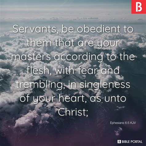 Ephesians 65 Kjv Bible Scripture Image Bible Portal