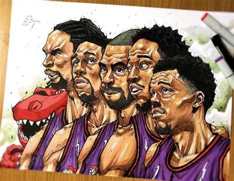 Raptors All Time Starting Lineup According To Dai Tamura On Ig Rraptors