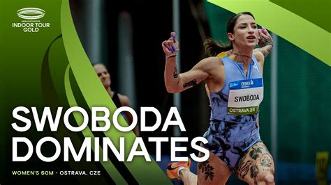 Swoboda Storms To 7 07 60m Meet Record World Indoor Tour 2024