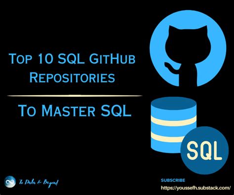Top 10 Sql Github Repositories For Sql Mastery By Youssef Hosni Level Up Coding