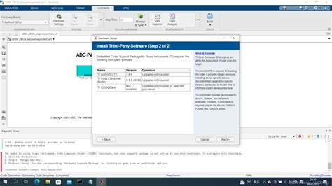 Matlab2021b离线安装embedded Coder Support Package Ti C2000 并模型自动代码生成ccs工程embedded Coder Support
