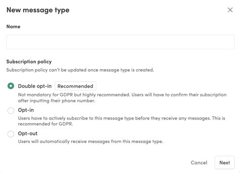 Setting Up Sms Double Opt In Iterable Support Center