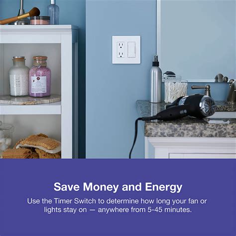 Timer Switch Bathroom Light And Exhaust Fan Timer Lutron