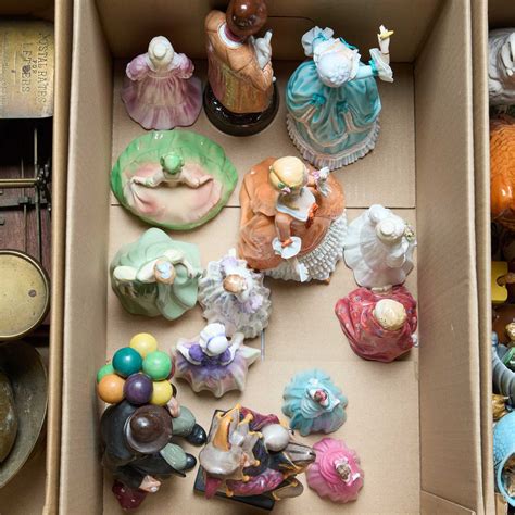Lot 150 A Box Of Royal Doulton And Other Figures