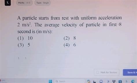 Marks Type Single A Particle Starts From Studyx