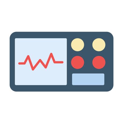 Electrocardiogram Generic Color Fill Icon