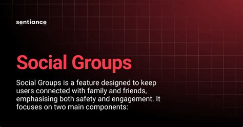 Social Groups Sentiance