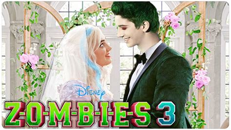 Disney Z O M B I E S 3 Addison And Zed Get Married Youtube