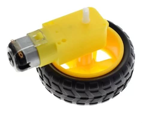 Kit Motor Motoreductor Con Rueda V V Dc Robot Arduino En Venta En