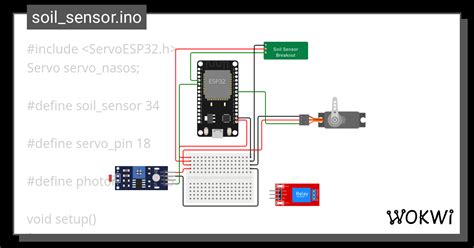 Soil Sensor Esp32 Copy Wokwi ESP32 STM32 Arduino Simulator