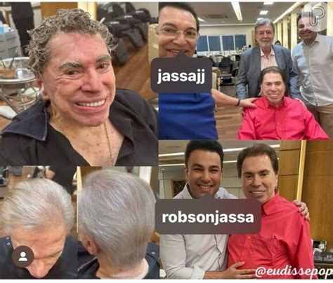 Foto Cabeleireiro Compartilhou O Antes E Depois De Silvio Santos Que