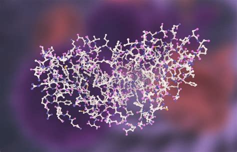 Interferon Gamma Ifng Cytokine Molecule Chemical Structure Recombinant Form Used In