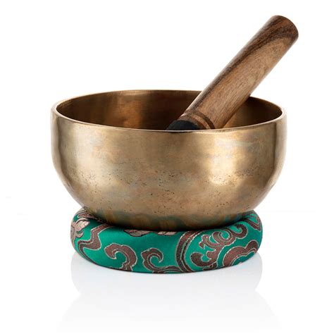Handmade Tibetan Singing Bowl Set 15 Cm Asoka Yoga Yoga