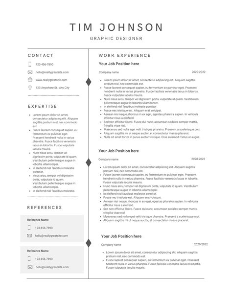 Resume Templates The Best Templates To Build Your Resume