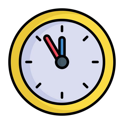 Trendy Vector Design Of Wall Clock 16280112 Vector Art At Vecteezy