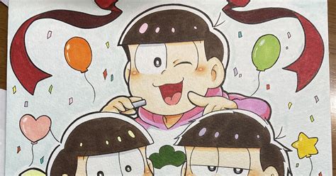 おそ松さん おそ松さん誕生日2020 浅葱色のイラスト Pixiv