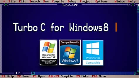 Download Turbo Cc Windows 10 Pro Compatible And How To Run A Basic C Program Youtube