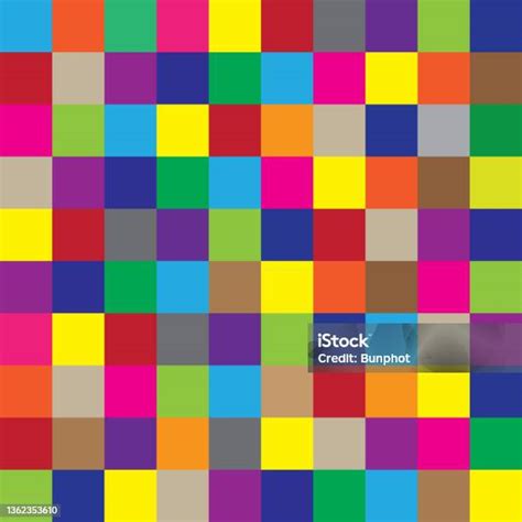 カラフルな長方形の形状ブロックパターンモザイクを引き込みますベクターの図 イラストレーションのベクターアート素材や画像を多数ご用意
